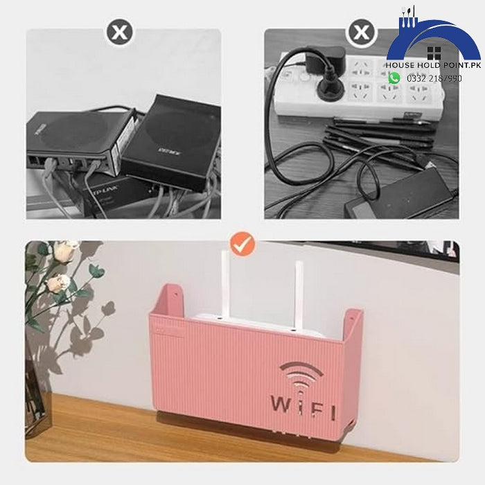 Wall Mount WIFI Router Storage Box – House Hold Point