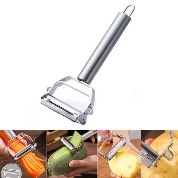 Stainless Steel Peeler 2 In 1 (Pack Of 2) – House Hold Point