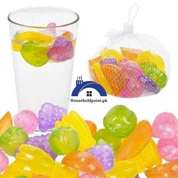 Fruit Shaped Reusable Ice Cubes (Pack Of 10) – House Hold Point
