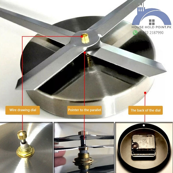 DIY 3d Wall Clock – House Hold Point